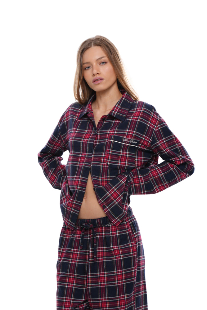FESTIVE PLAID 3-PIECE LOUNGE SET – Sweet Chilling