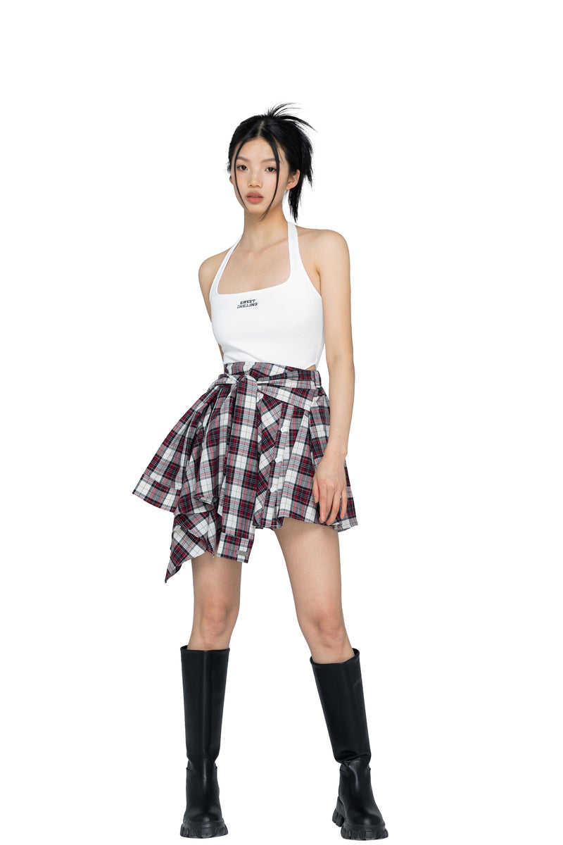 'NOT A CHECK SHIRT' SKIRT – Sweet Chilling